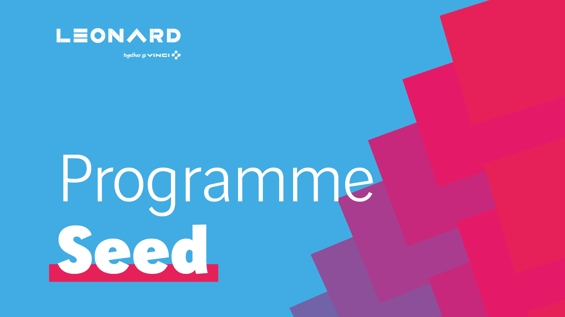 Programme SEED : la promotion 2024 | Leonard, prospective et innovation ...